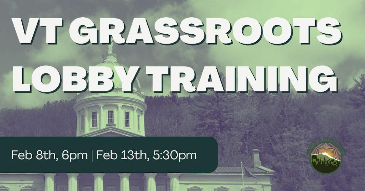 VT Grassroots Lobby Training 2023 · Mobilize